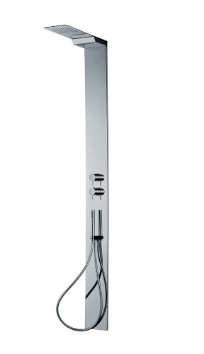 Stainless steel 316 squared shower pillar | Neo Spiti