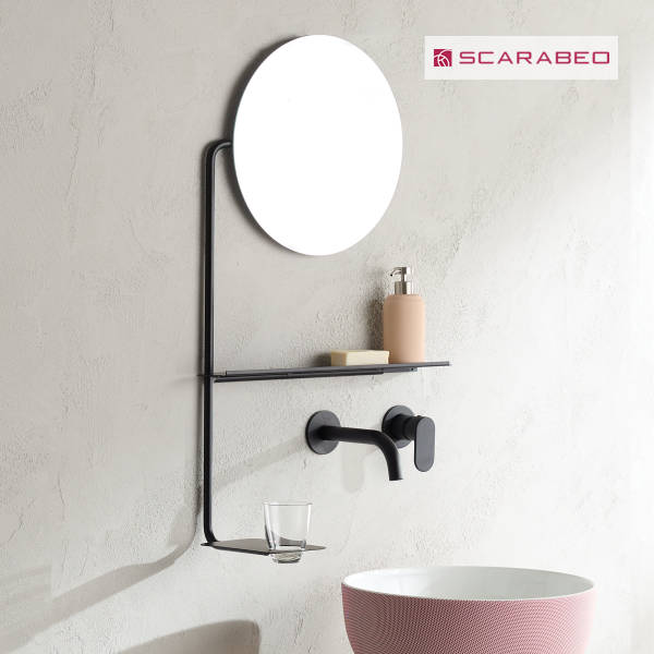 Bathroom Mirror Φ36 51×82 cm. Scarabeo Black Matt | Neo Spiti