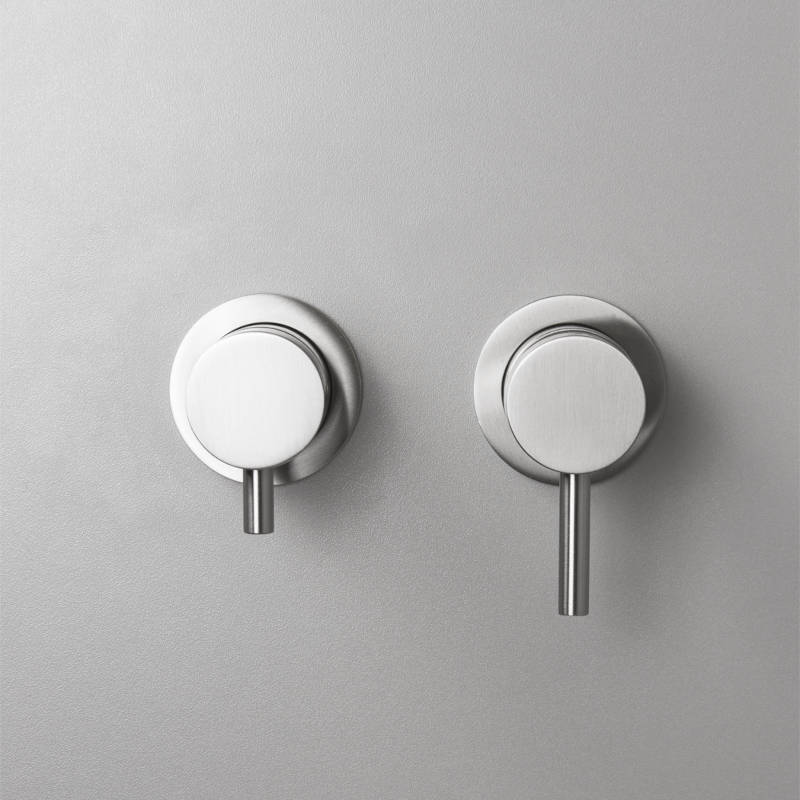 2-way built-in mixer CAVE Brushed Inox 316 | Neo Spiti